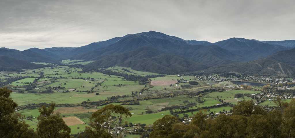 Map of Australian Alps – Beautiful Peaks