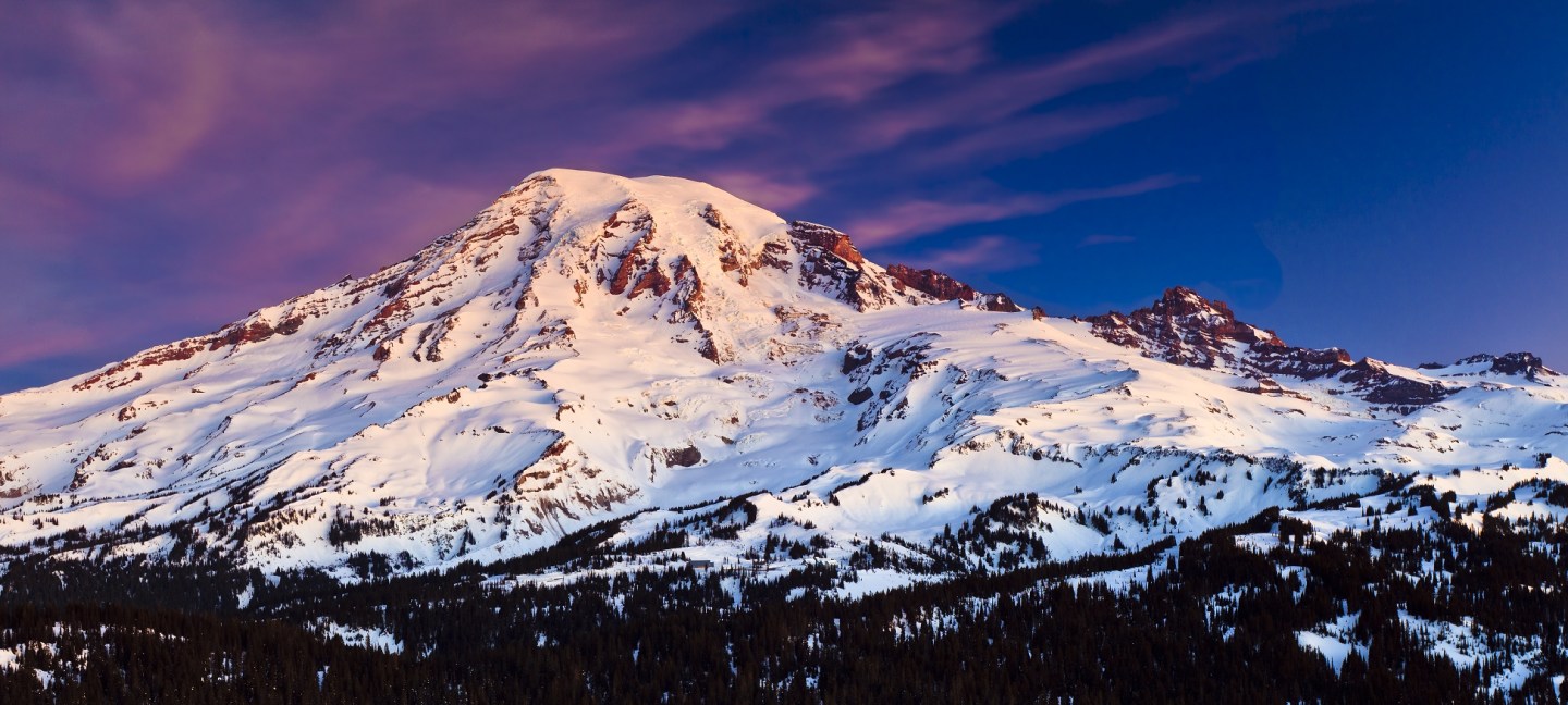 Map of Cascade Mountains – Beautiful Peaks