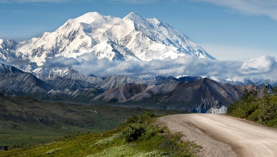 Map of Alaska Range – Beautiful Peaks