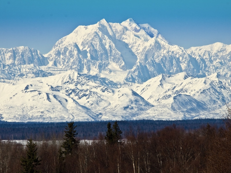 Map of Alaska Range – Beautiful Peaks